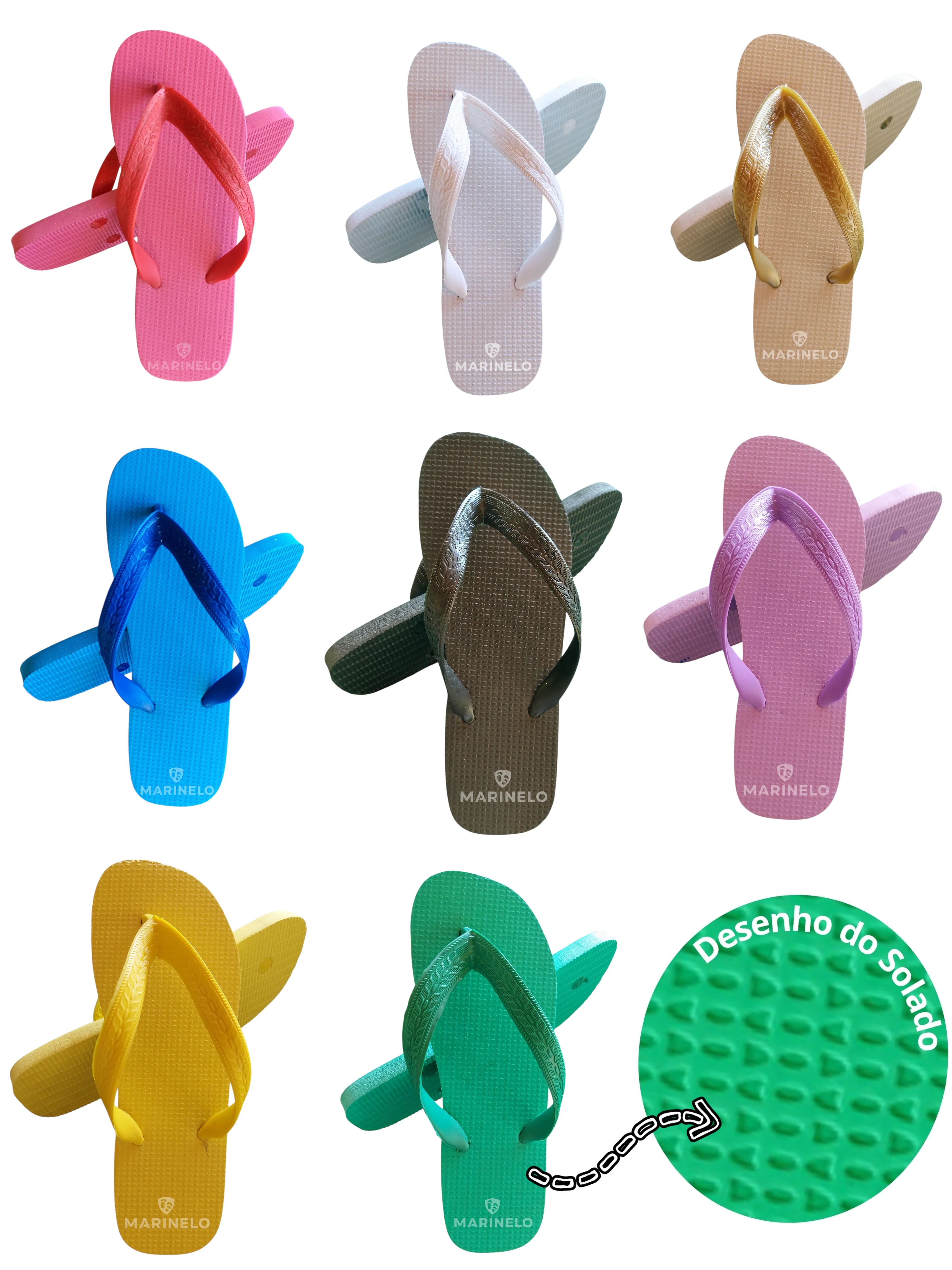 Comprar Kit 5 Pares Chinelos Infantis - Tam 23 ao 32 Cores Sortidas ...