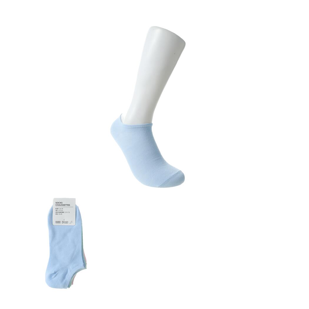 Comprar Meias femininas coloridas decotadas (3 pares) - a partir de R$20,89