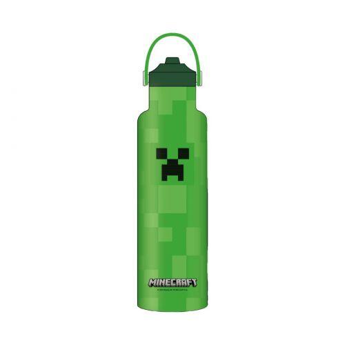 Comprar Garrafa de aço inox com alça Minecraft (750mL,Creeper) - MINISO ...