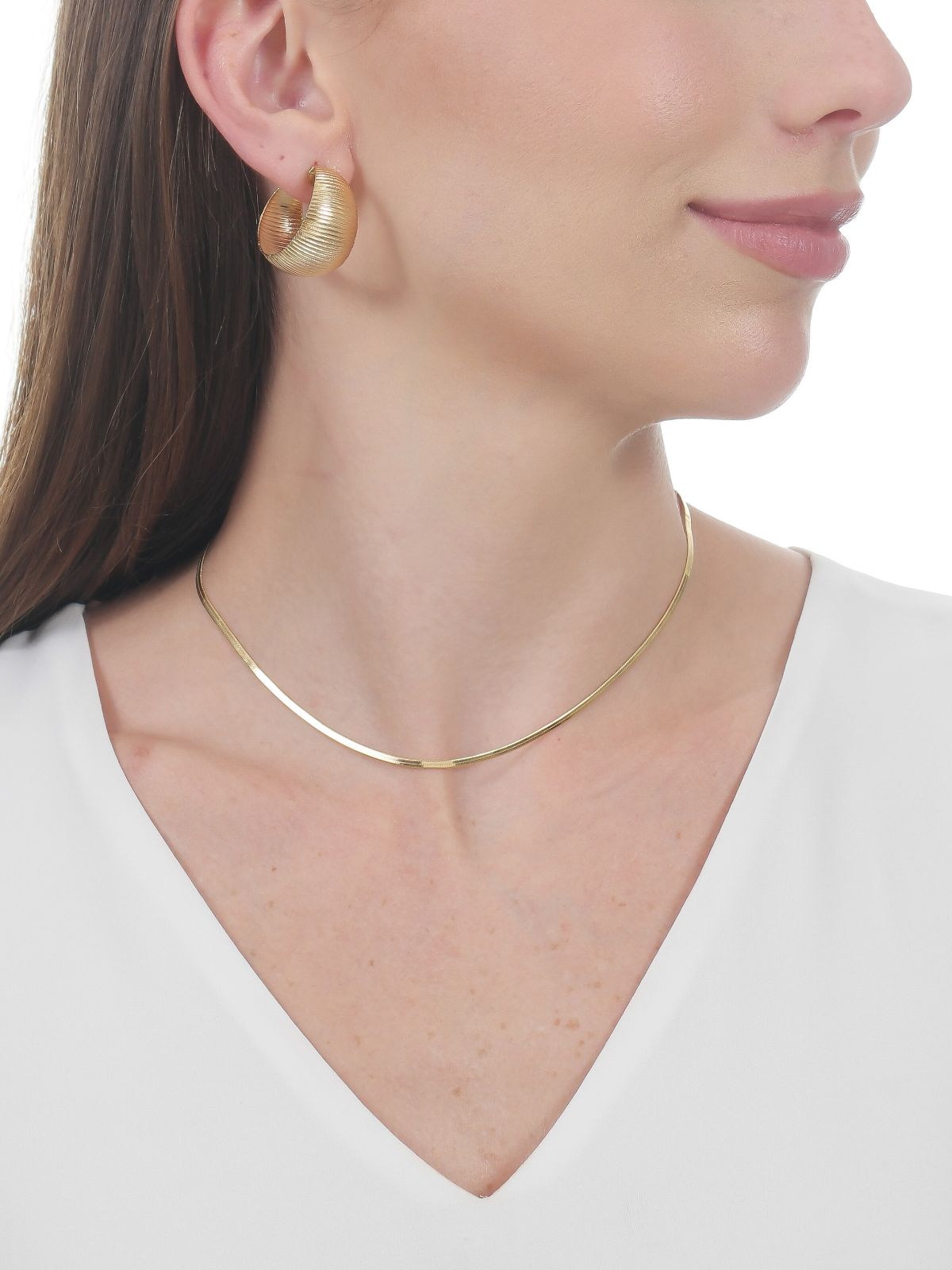 Corrente malha snake filomene - a partir de R$66,40