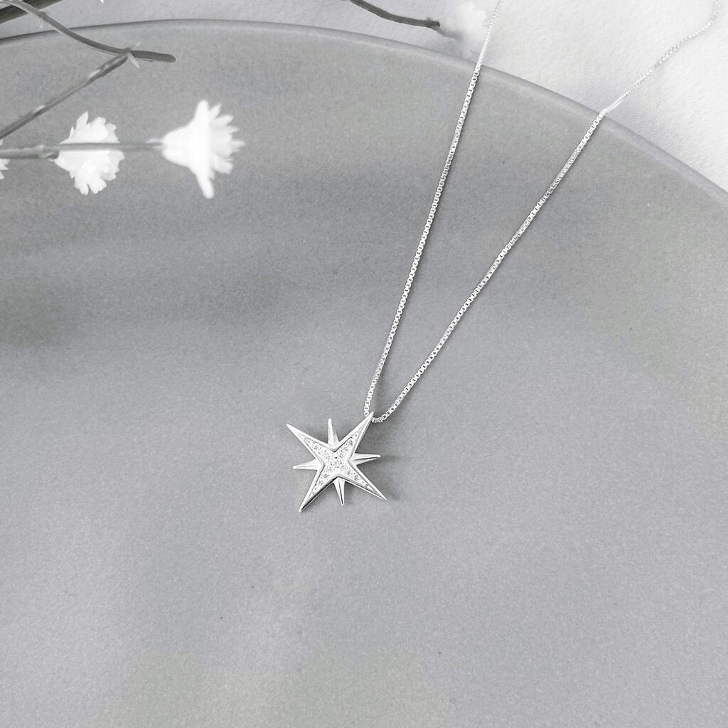 Comprar COLAR ESTRELA CRAVEJADA 8 PONTAS NO175