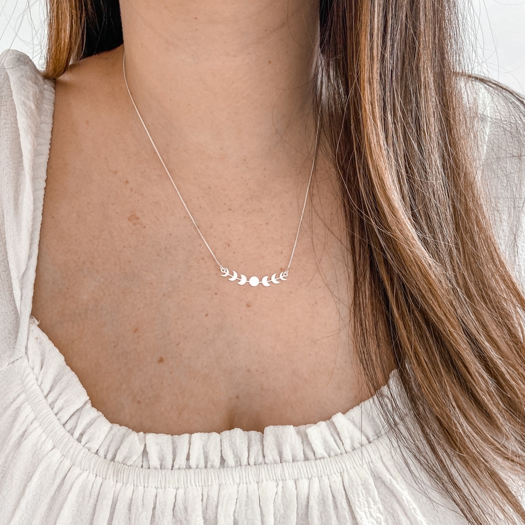 Comprar COLAR FASES DA LUA CO0040 - R$149,00 - Purpose Pratas