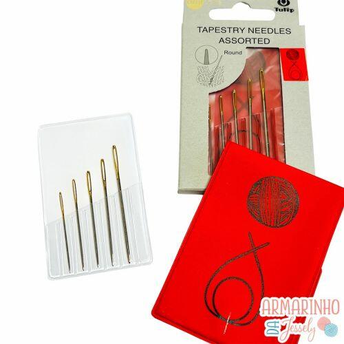 Comprar Kit 05 Agulhas Tulip de Tapeçaria Reta - a partir de R$101,55