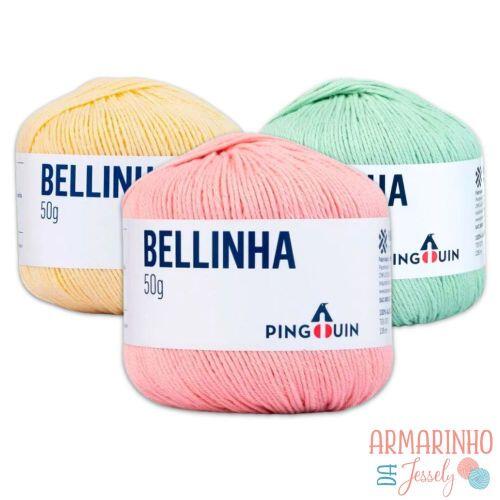 Fio Bellinha Pingouin Fio De Algodão Mercerizado Para Crochê E Tricô