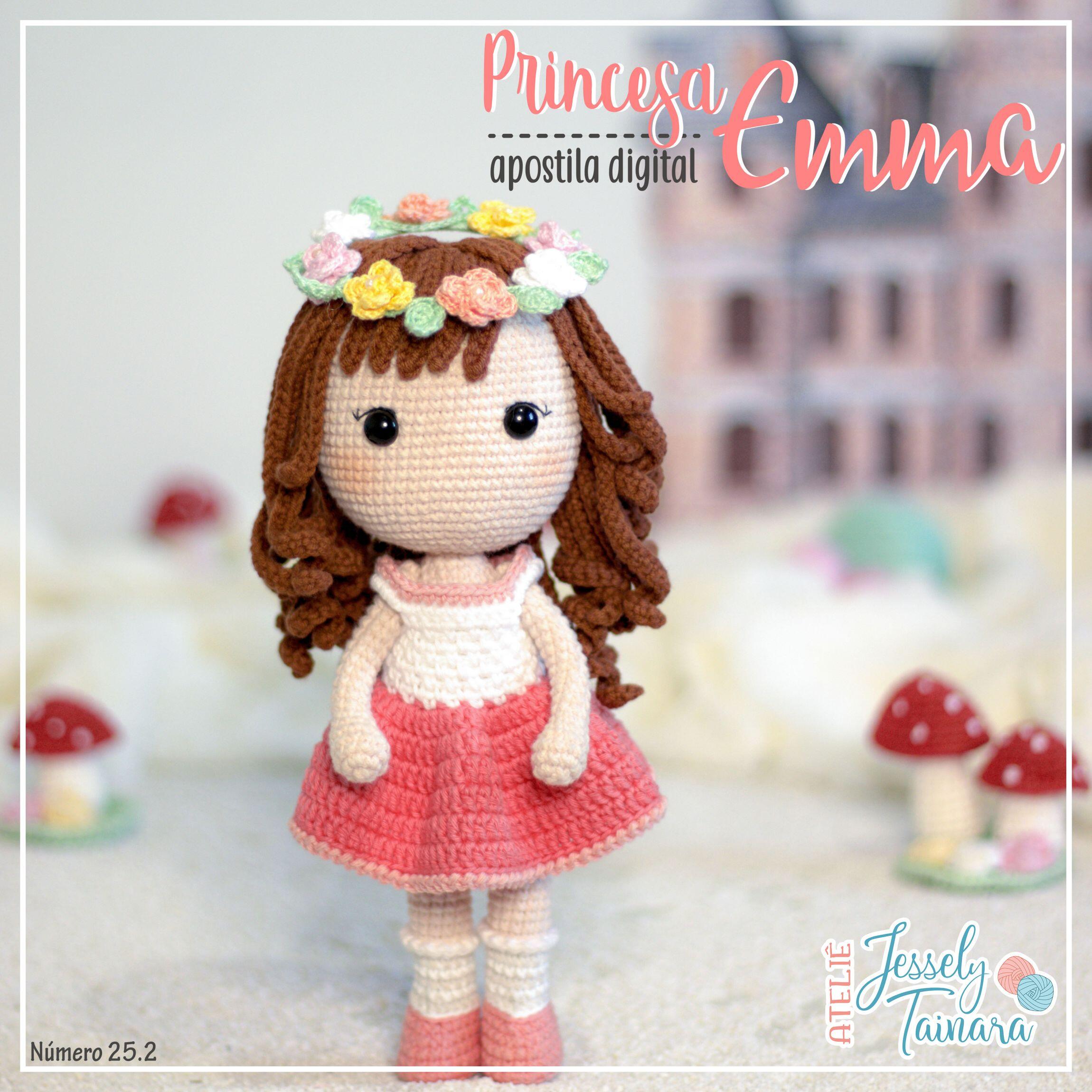 Comprar PDF - Princesa Emma - a partir de R$28,70 - Armarinho da Jessely
