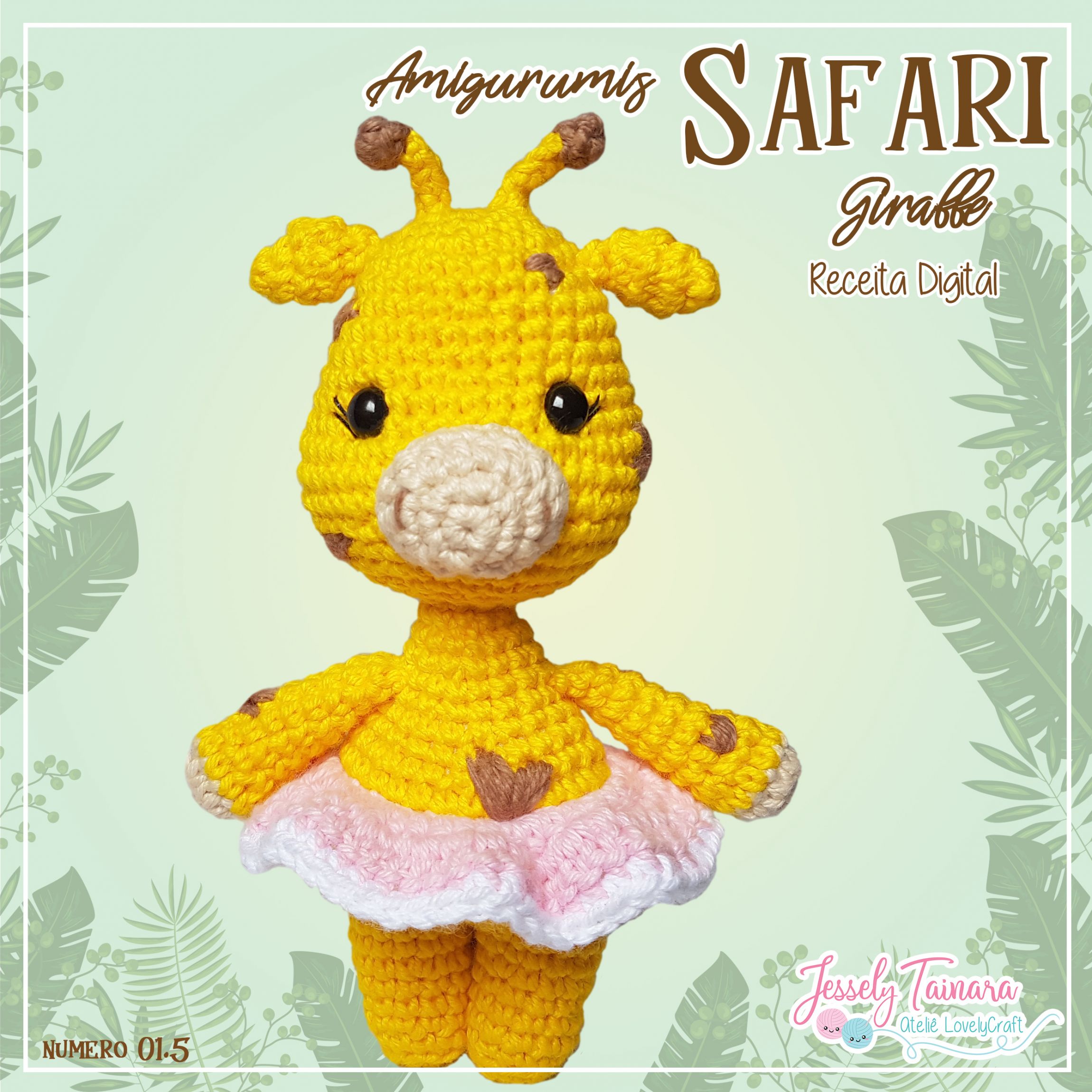 Comprar PDF - Giraffe - Safari - a partir de R$14,30 - Armarinho da Jessely