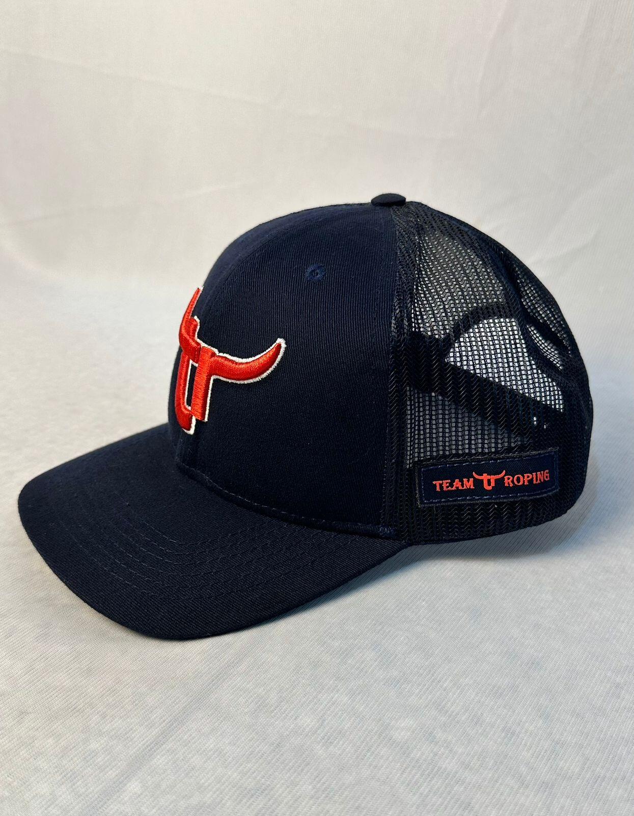 Boné - Team Roping - Azul Vermelho - R$150,00