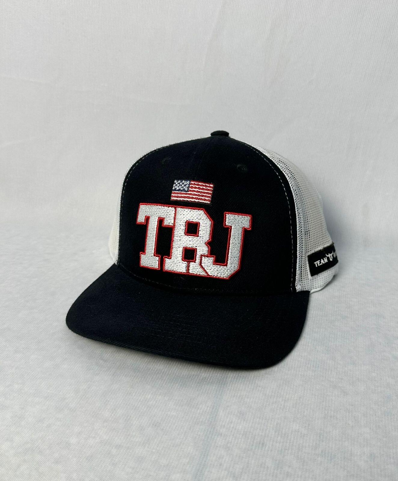 Boné - Team Roping - Preto e Branco