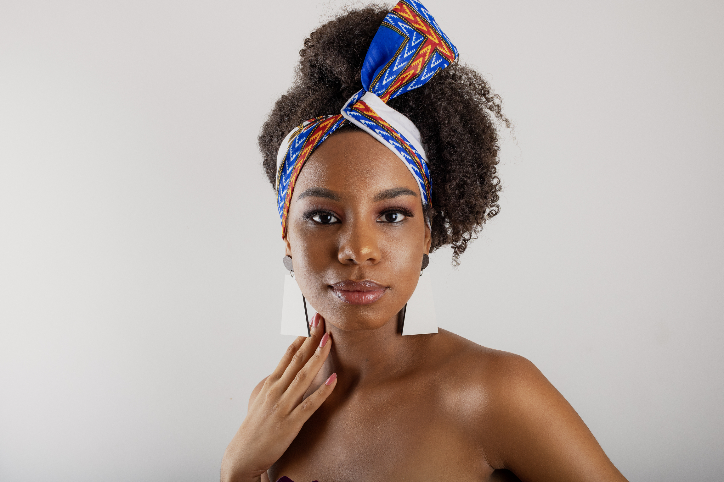 Comprar Brinco Danúbia Afro Branco - Zawadi