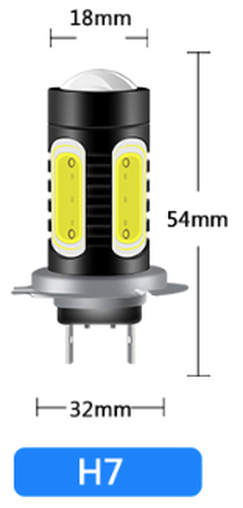 Comprar lampada led h7 - R$99,00 - Acertcar