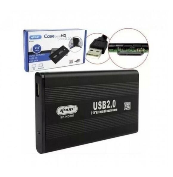 Comprar CASE HD 2.5 USB 2.0 KNUP KP-HD001 - Maxtill Atacado de ...