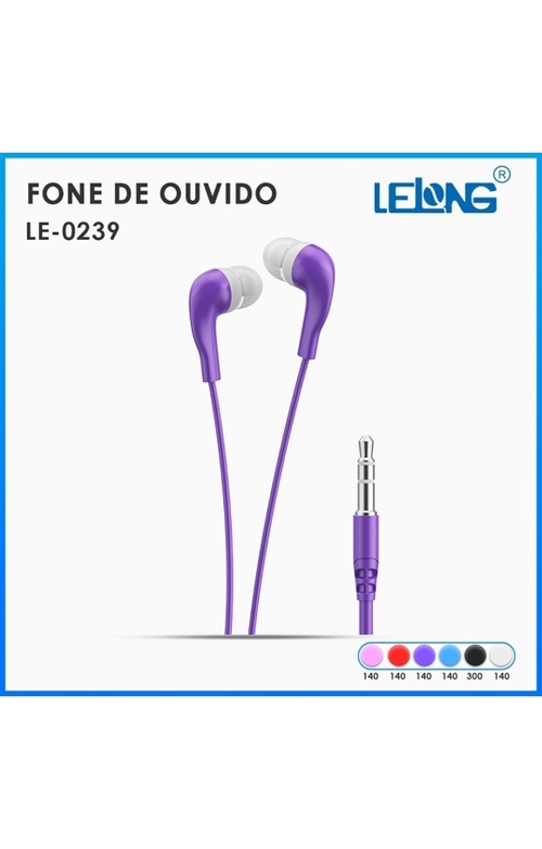 Comprar FONE DE OUVIDO SIMPLES LELONG LE0239 - Maxtill Atacado de ...
