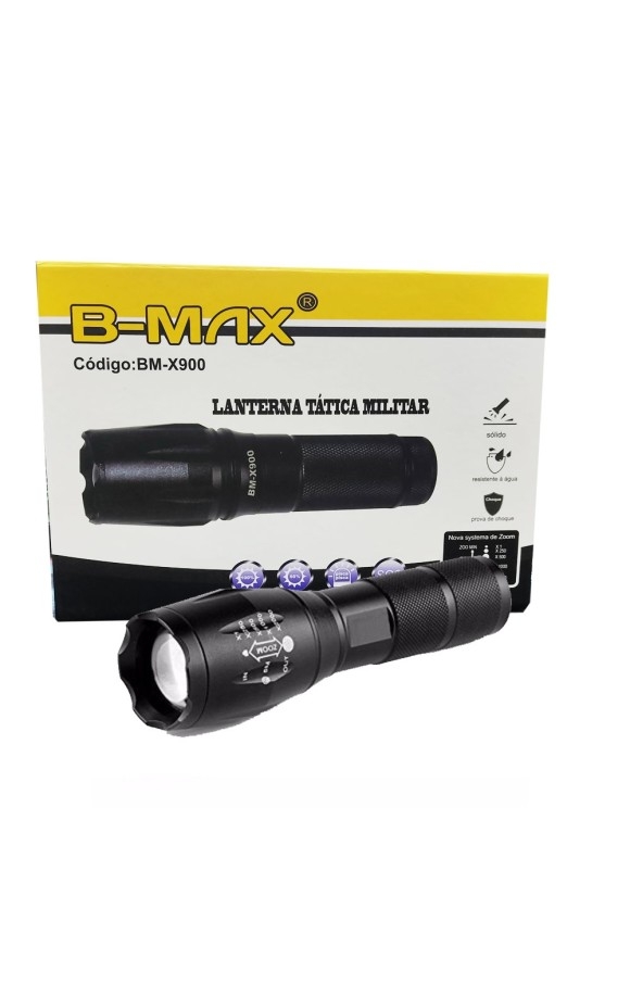 Comprar LANTERNA TÁTICA DE LED BMAX BM X900 - Maxtill Atacado de ...