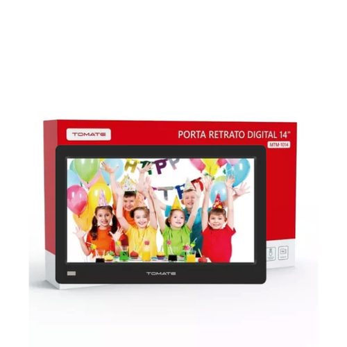 Comprar PORTA RETRATO DIGITAL 14 POLEGADAS TOMATE MTM1014 - Maxtill Atacado de Eletrônicos no Brás