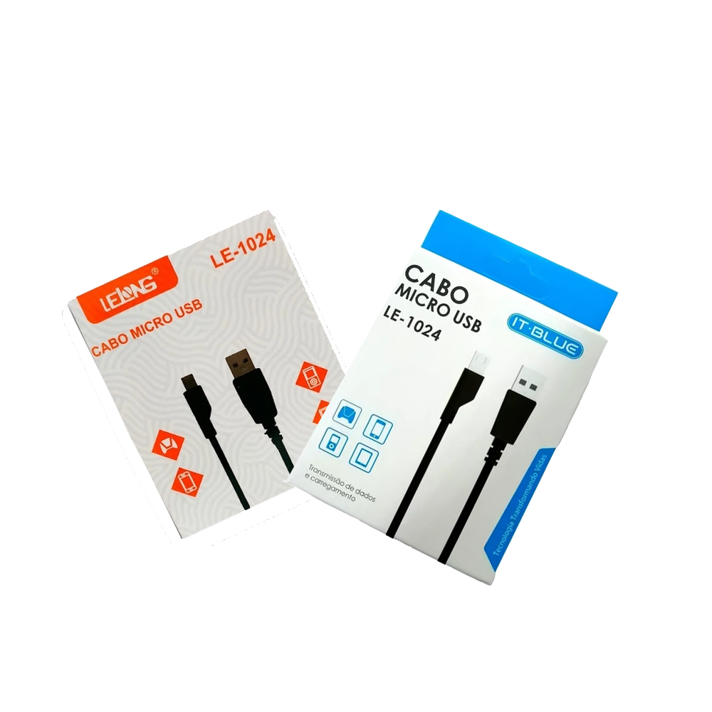 Comprar CABO USB MICRO V8 LE1024 - Maxtill Atacado de Eletrônicos no Brás