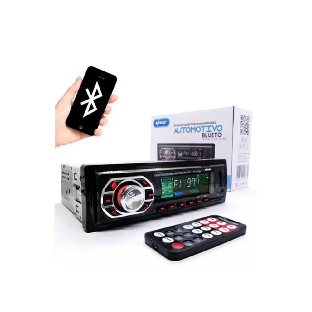 Comprar SOM AUTOMOTIVO BLUETOOTH KNUP MP3 FM RADIO USB C17BH - Maxtill Atacado de Eletrônicos no ...