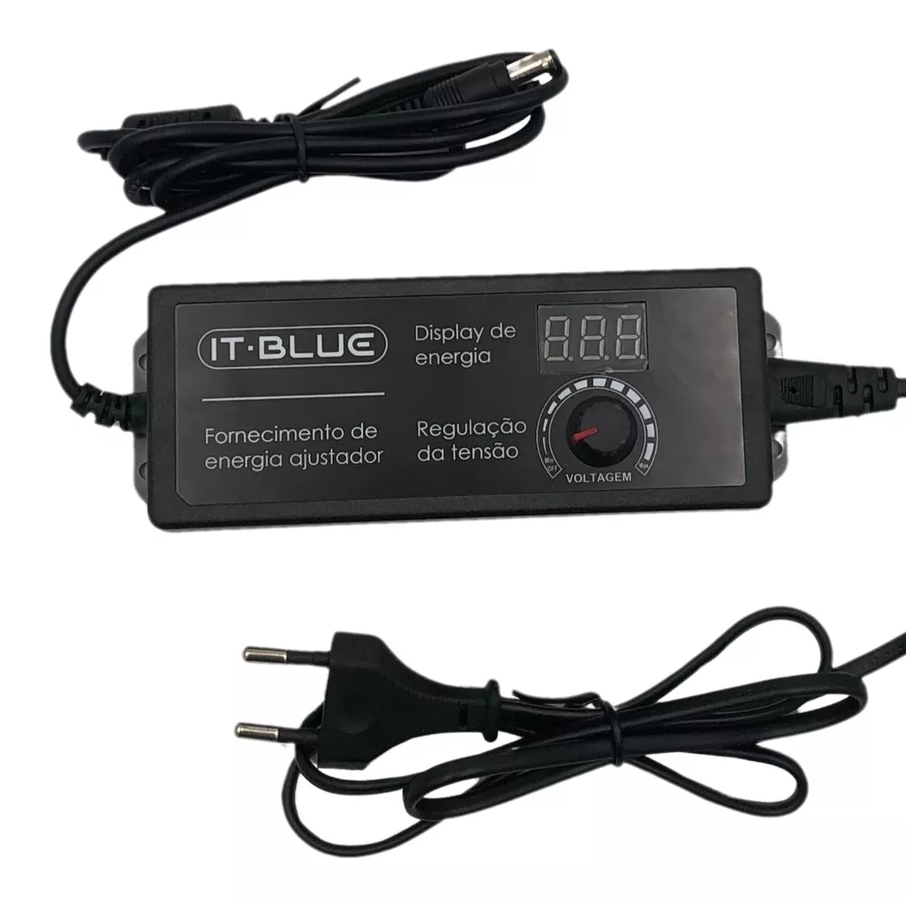 Comprar FONTE ALIMENTAÇÃO AJUSTAVEL 3 A 12V 5A C/ DIGITAL IT BLUE ...