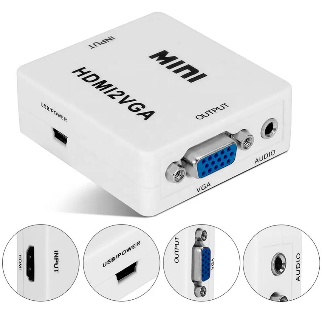 Comprar CONVERSOR DE VIDEO ADAPTADOR HDMI PARA VGA 1080P KPAD115 ...