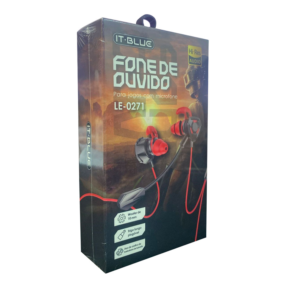 Comprar FONE HEADSET GAMER COM FIO ITBLUE LE0271 - R$17,00 - Maxtill ...