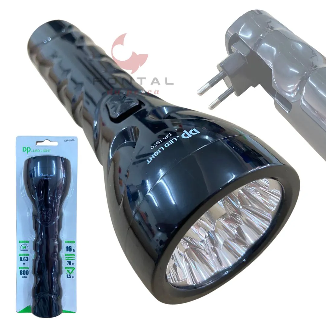 Comprar LANTERNA DE LED RECARREGAVEL 9 LEDS DP1970 - Maxtill Atacado de ...
