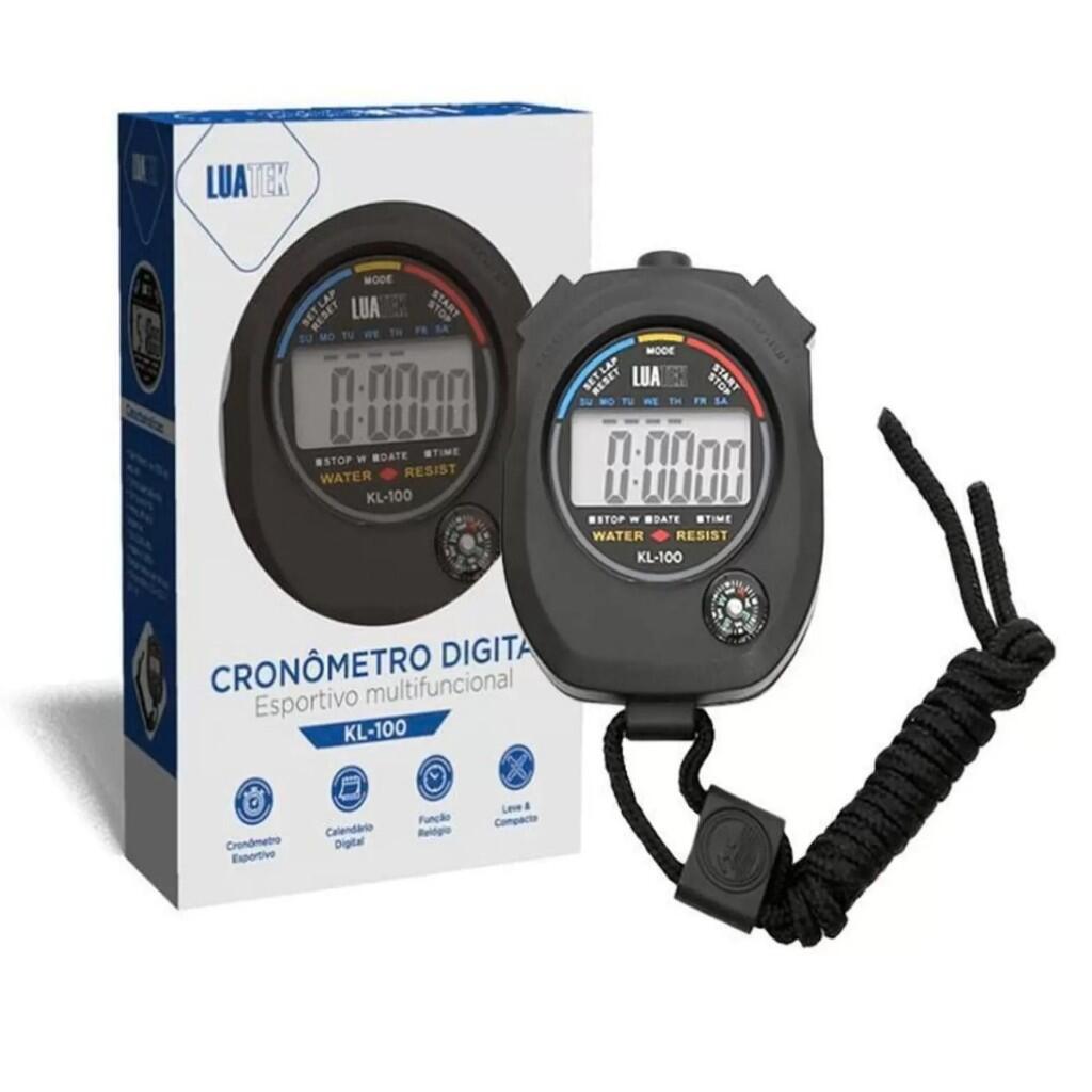 Comprar CRONÔMETRO DIGITAL ESPORTIVO LUATEK KL100 - Maxtill Atacado de ...