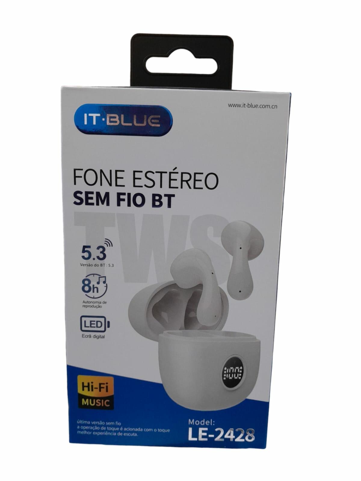 Comprar FONE DE OUVIDO BLUETOOTH 5.3 ITBLUE LE2428 - Maxtill Atacado de Eletrônicos no Brás
