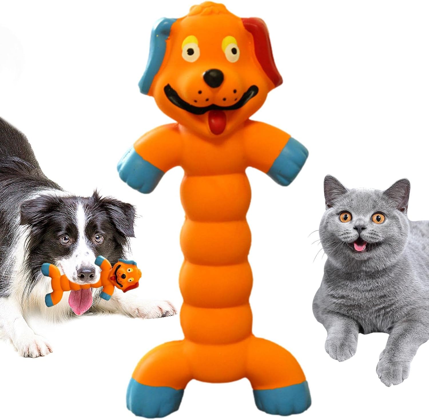 Comprar Brinquedo de Borracha para Pets Cachorro louco Mordedor Interativo com Apito Luatek bw91 ...