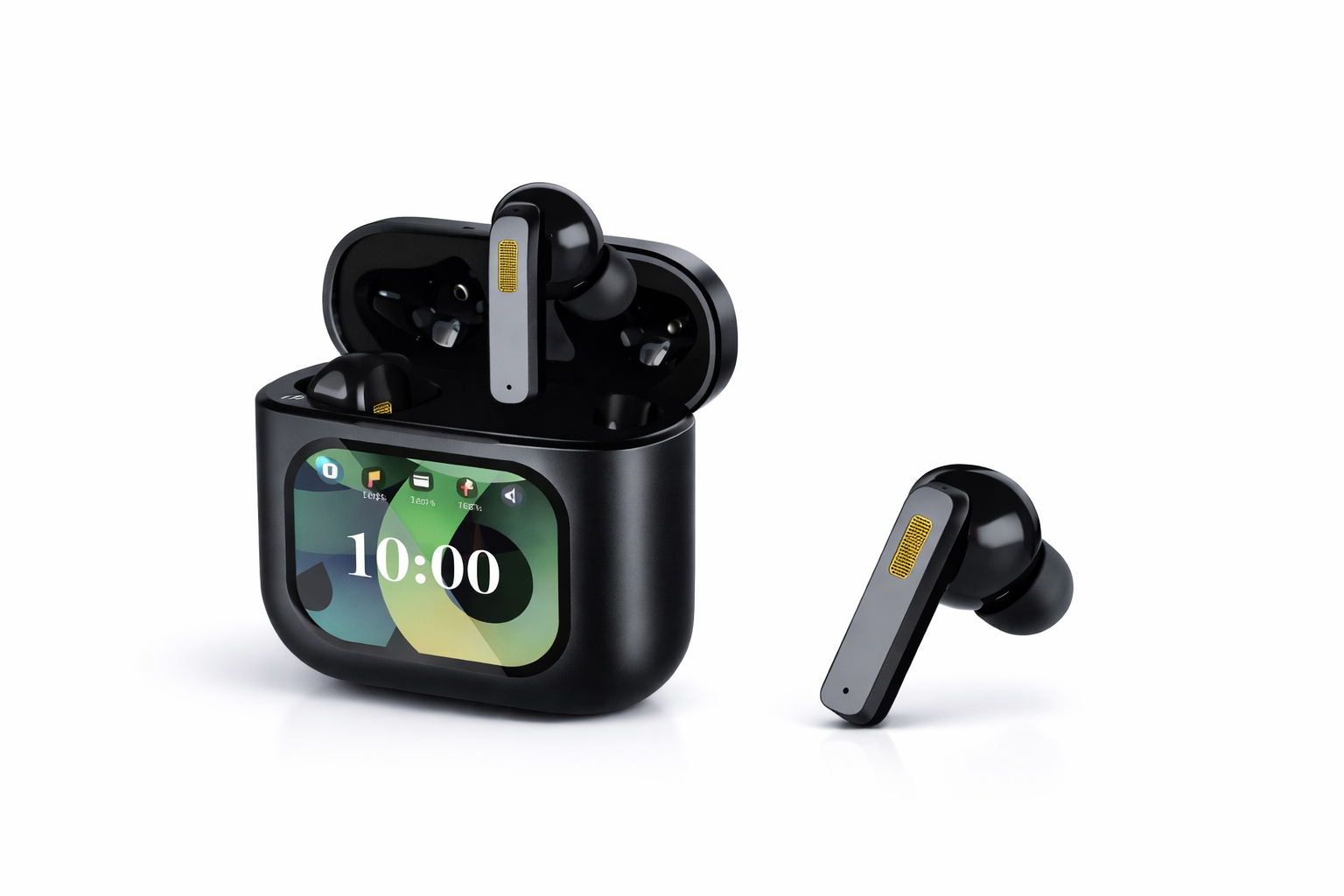 Comprar FONE DE OUVIDO BLUETOOTH 5.4 COM TELA TFT WIRELESS ON TWS34