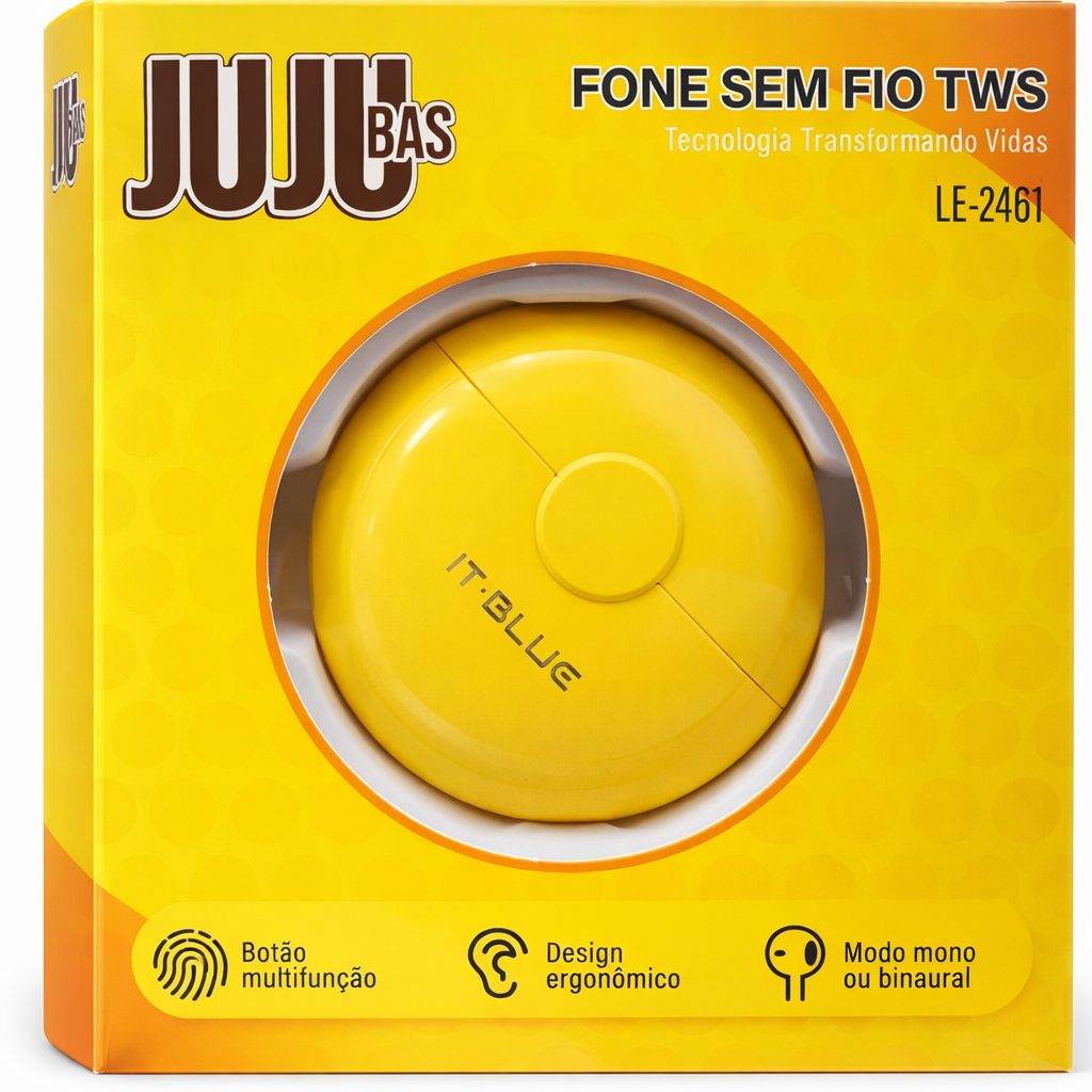 Comprar FONE SEM FIO JUJUBAS IT BLUE LE-2461