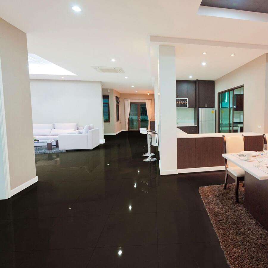 Porcelanato Delta Nero Polido