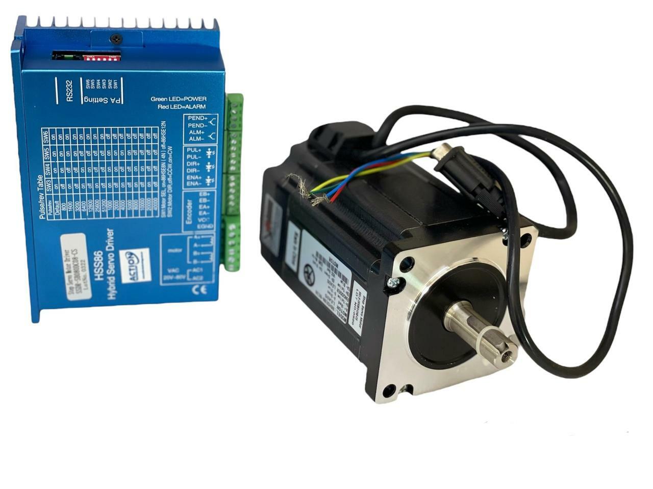 Comprar Kit Step Servo 8Nm (80kgf.cm)- motor de passo com encoder+driver - Action Motors