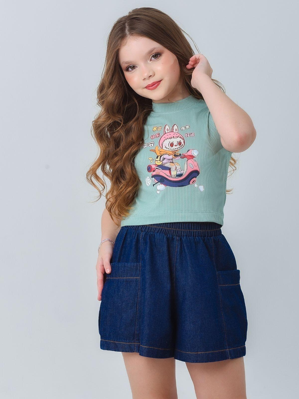 Comprar Conjunto DMC Fashion Show Short Jeans - R$139,90