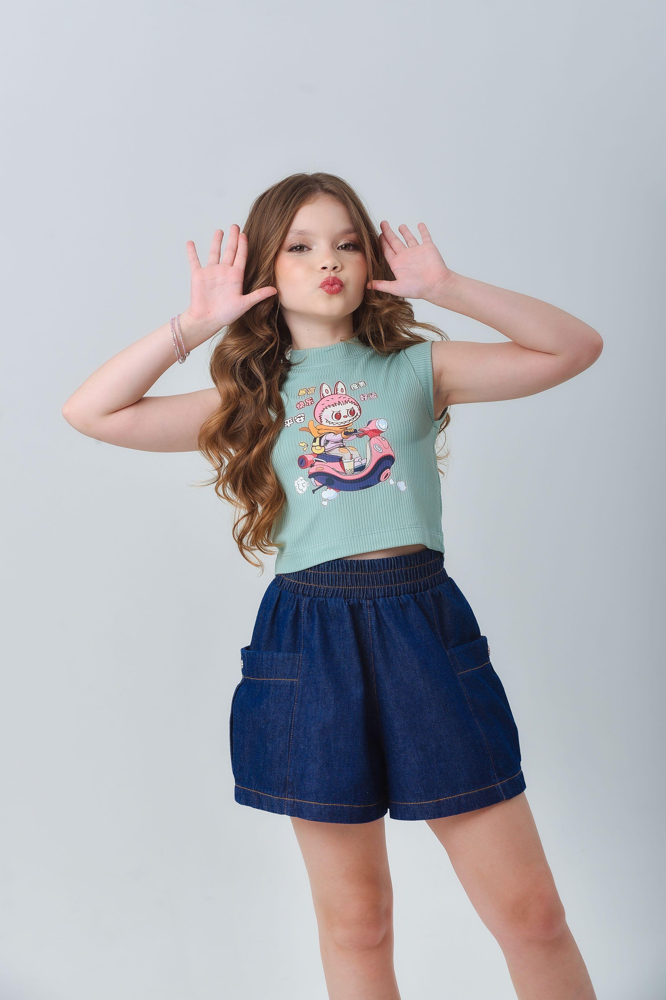 Comprar Conjunto DMC Fashion Show Short Jeans - de R$139,90 a R$149,90 ...