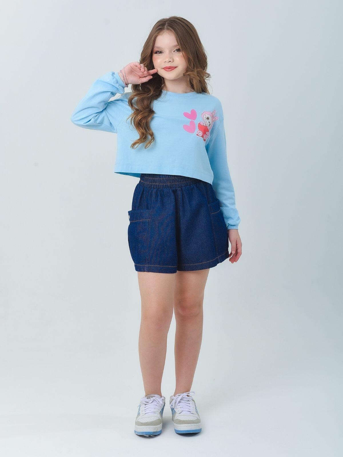 Comprar Conjunto DMC Fashion Show Short Jeans - R$139,90