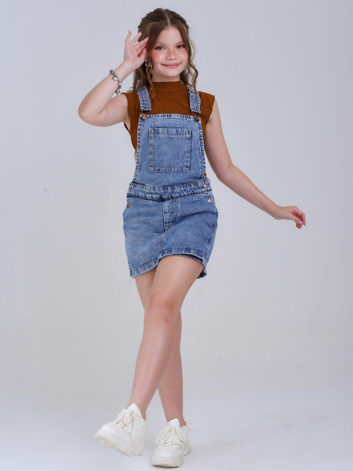 Comprar Conjunto DMC CANDY MOOD Jardineira Jeans - DASMOCINHAS