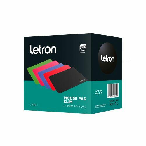 Comprar Mouse Pad Slim 22X18 74412 Sortido - Letron - a partir de R$7,12