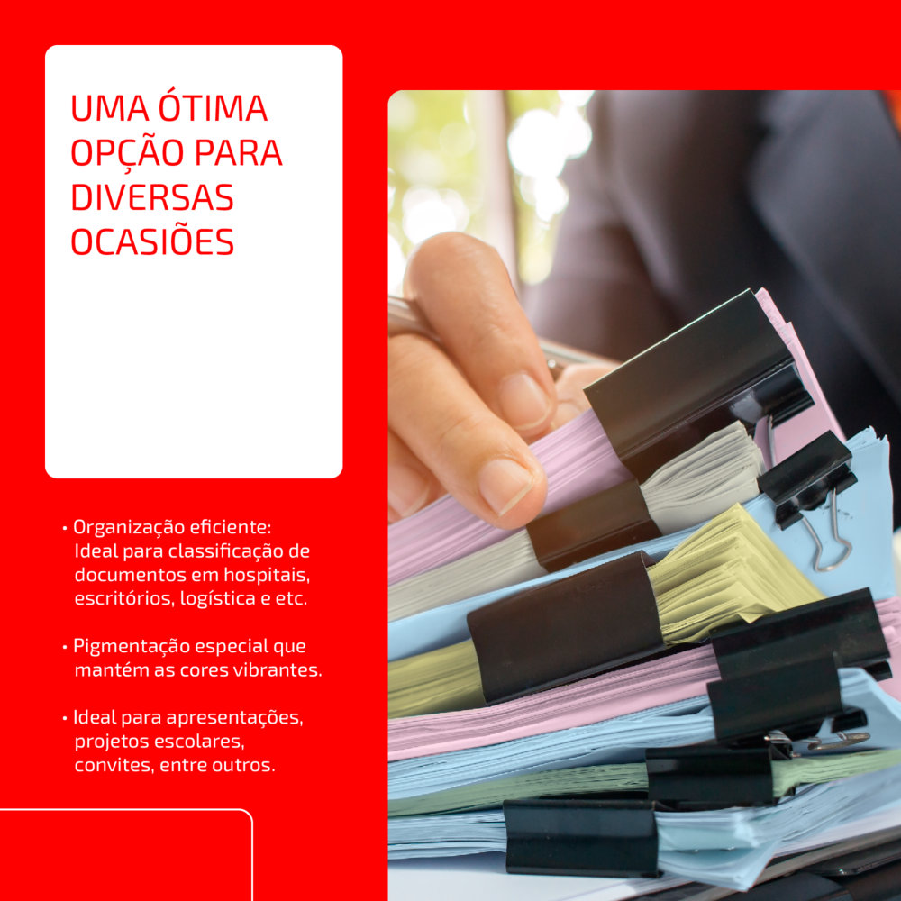 Comprar Papel Chamex A4 75g 210 X 297 Colors Azul Pacote c/ 500fls ...