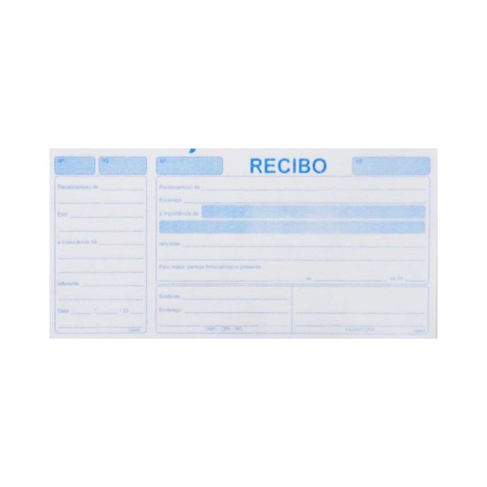 Comprar Recibo Comercial com Canhoto 50 Folhas Pacote c/ 20 Blocos - Griffe - a partir de R$44 ...