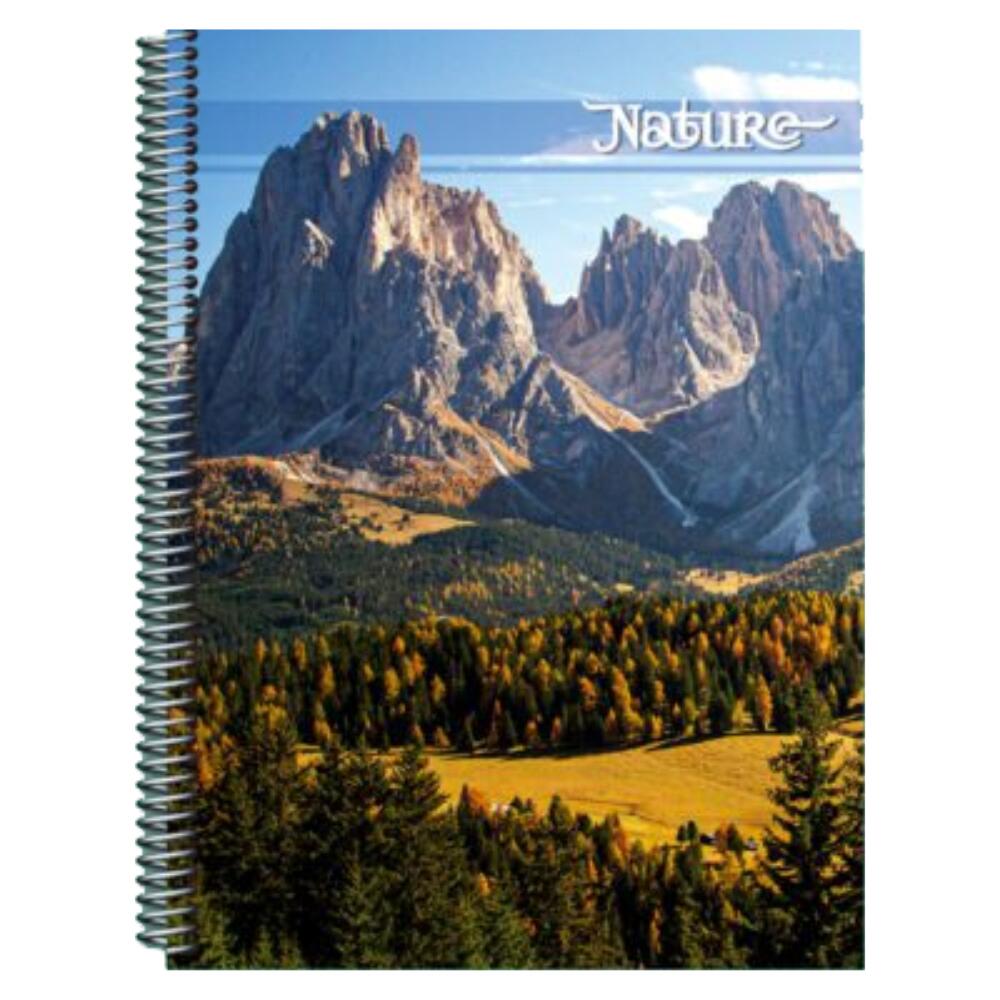 Comprar Caderno Espiral Capa Dura 20 Matérias Nature 400Fls Pct/02 ...