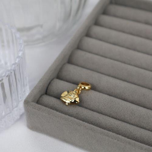Comprar Berloque Pingente Peixinho - Dourado - a partir de R$8,54