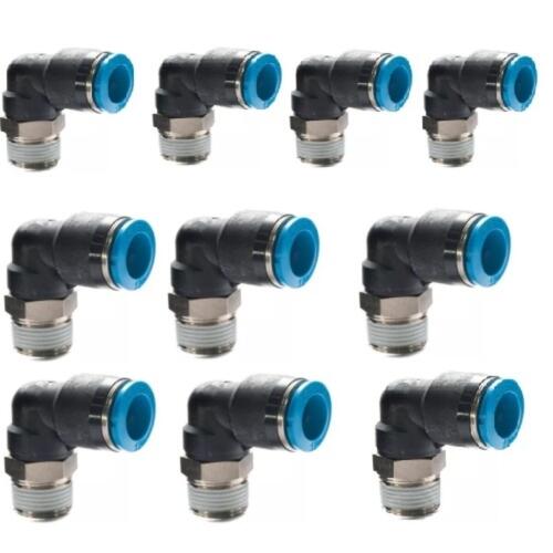 Comprar Kit10 Conexão Cotovelo Engate Rápido União Mangueira 6mm 1/8 - R$39,00 - Twin Hammer