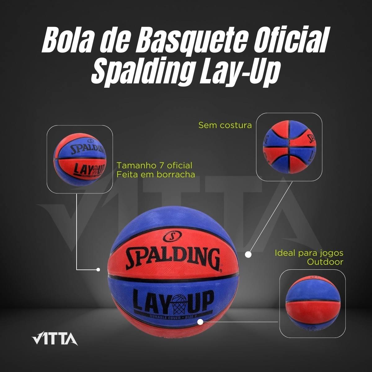 Bola de Basquete Oficial Spalding Lay-Up Outdoor