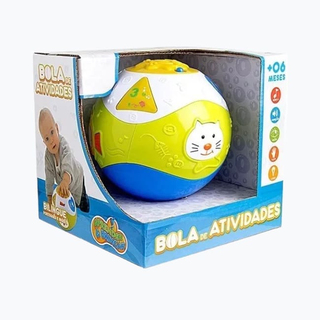 Bola Multi Atividades Bilíngue com Som