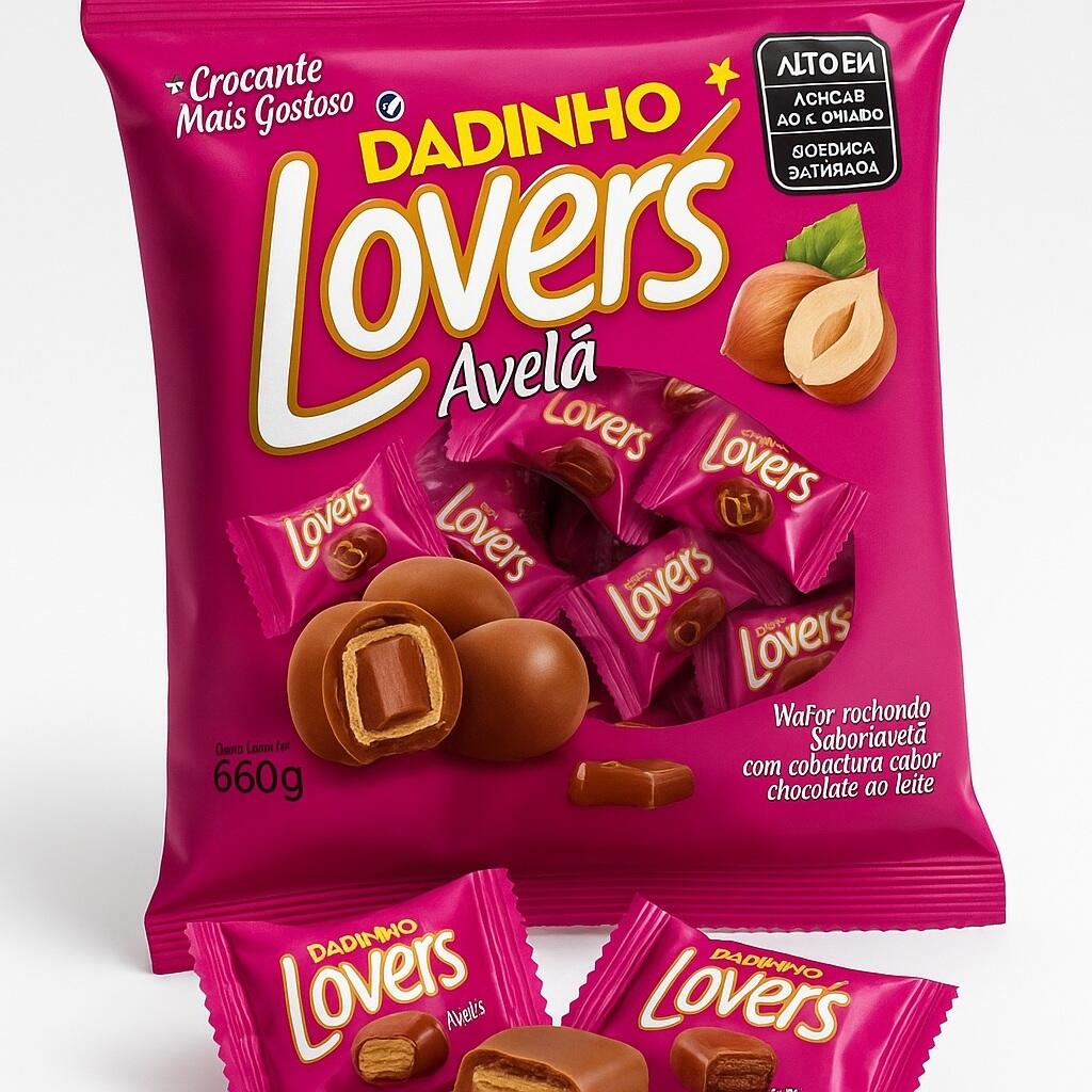 Comprar BOMBOM DIZIOLI DADINHO 660g LOVERS AVELÃ - a partir de R$58,19