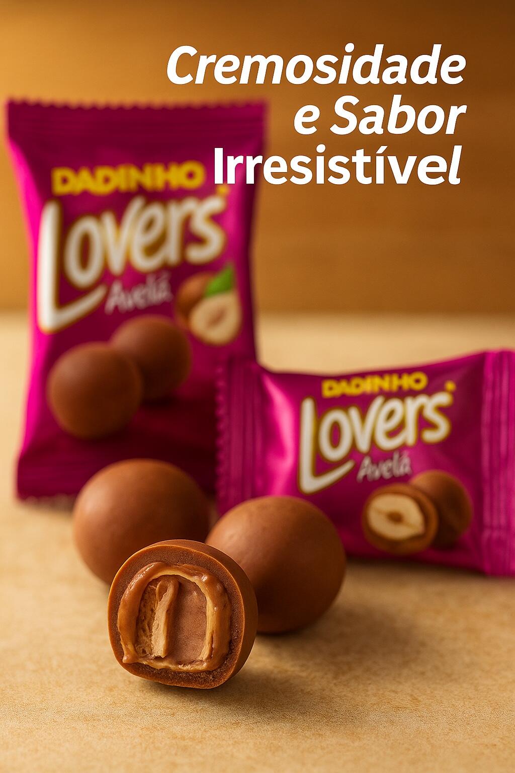 Comprar BOMBOM DIZIOLI DADINHO 660g LOVERS AVELÃ
