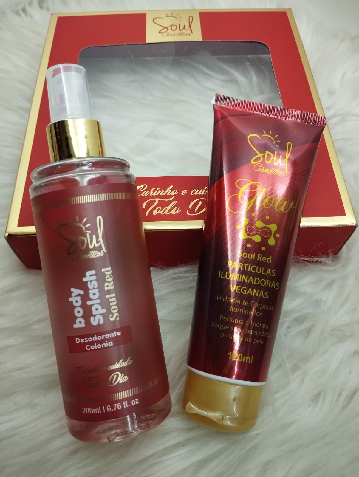 Comprar KIT PRESENTE SOUL BODY SPLASH + GLOW ILUMINADOR CORPORAL RED ...