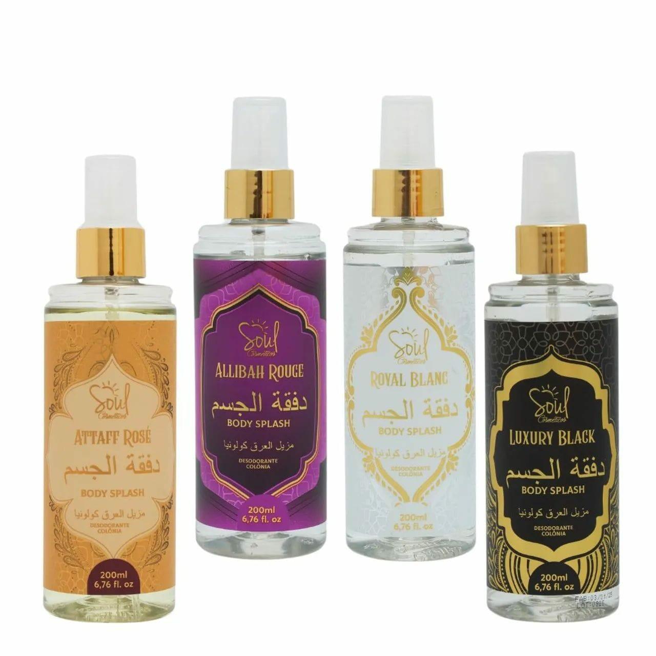 Comprar BODY SPLASH ATTAFF ROSE DESODORANTE COLÔNIA SOUL COSMÉTICOS 200ML - R$16,90 - Kalu Moda ...