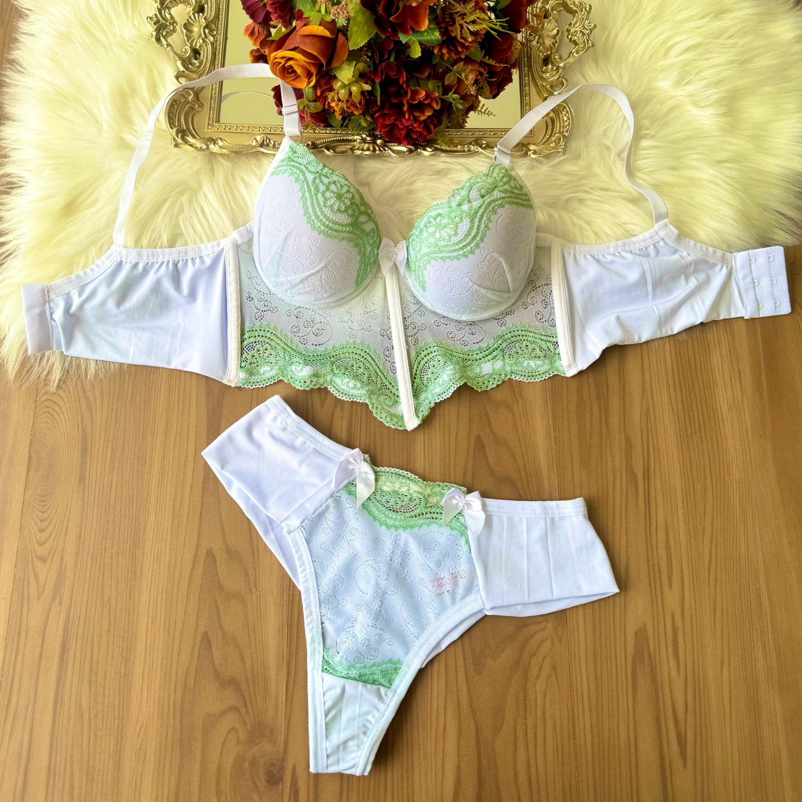 Comprar CONJUNTO RENATA LUXO (FIO DUPLO) - Kalu Moda Íntima