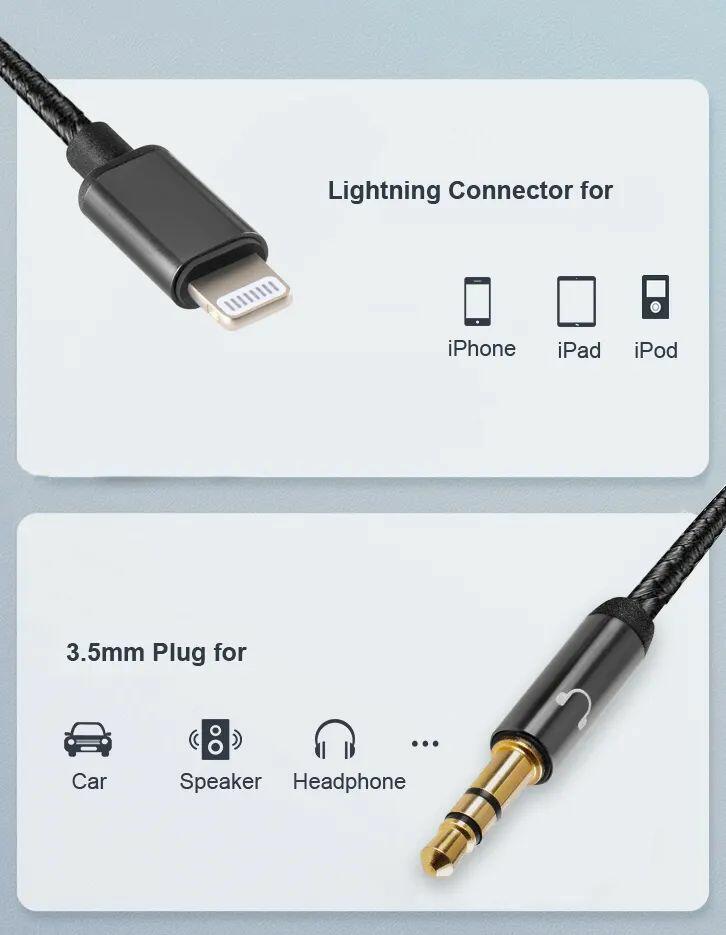 Adaptador Lightning P2 Tomate Áudio Premium e Durabilidade! - a partir ...