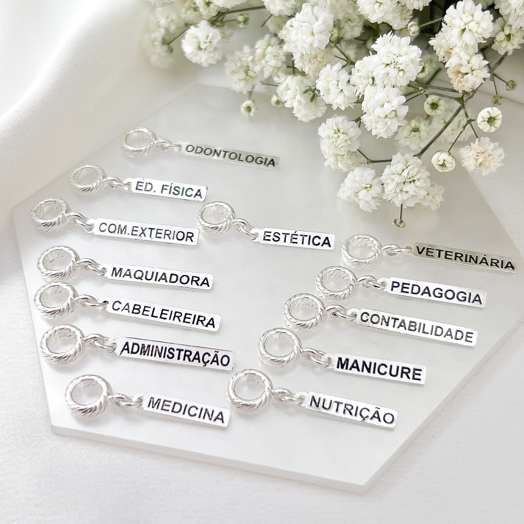 Comprar Berloque Profissão - Lilly Store | Atacado e varejo de semijoias delicadas e minimalistas.